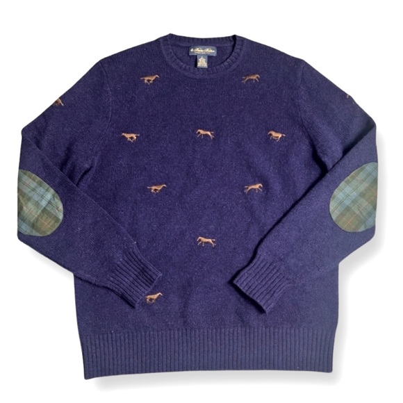 Brooks Brothers | Sweaters | Brooks Brothers Horse Motif Crewneck 0 ...